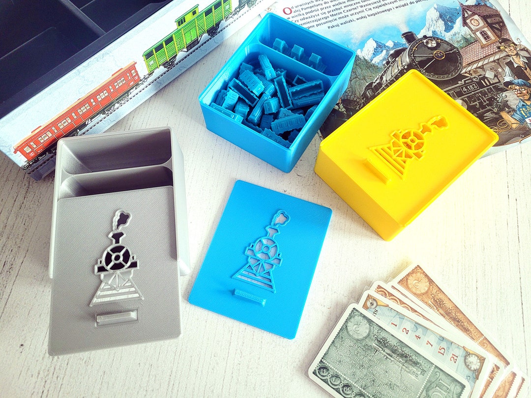 Ticket to Ride Europe Container/organizer With Lid, It Fits Into the ...