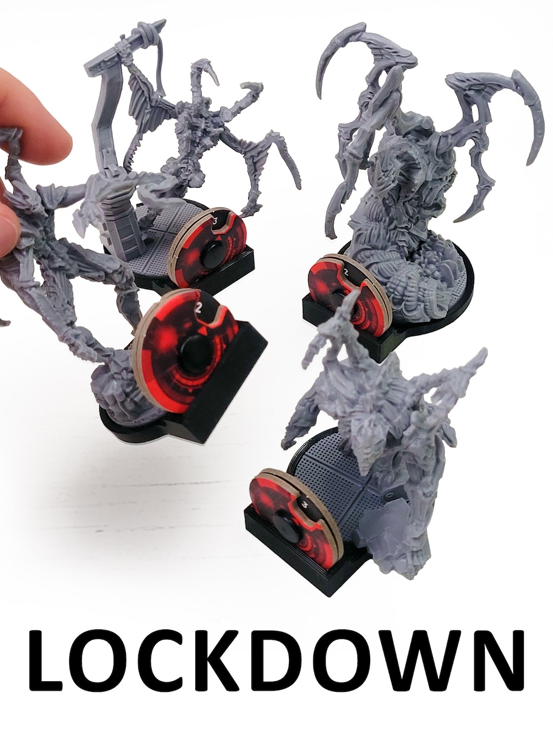 Nemesis Lockdown Stands for Figures and Markers - 1 Set of 14 Pieces - Etsy
