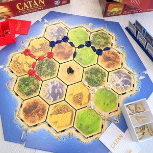 Catan Holders for Tiles for 3-4 Player - 19 Pieces - 1 Set - Etsy