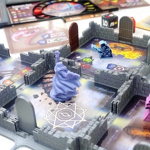 Tiny Epic Dungeons - 12 Dungeons Bases and 16 Doors - 1 Set - Etsy