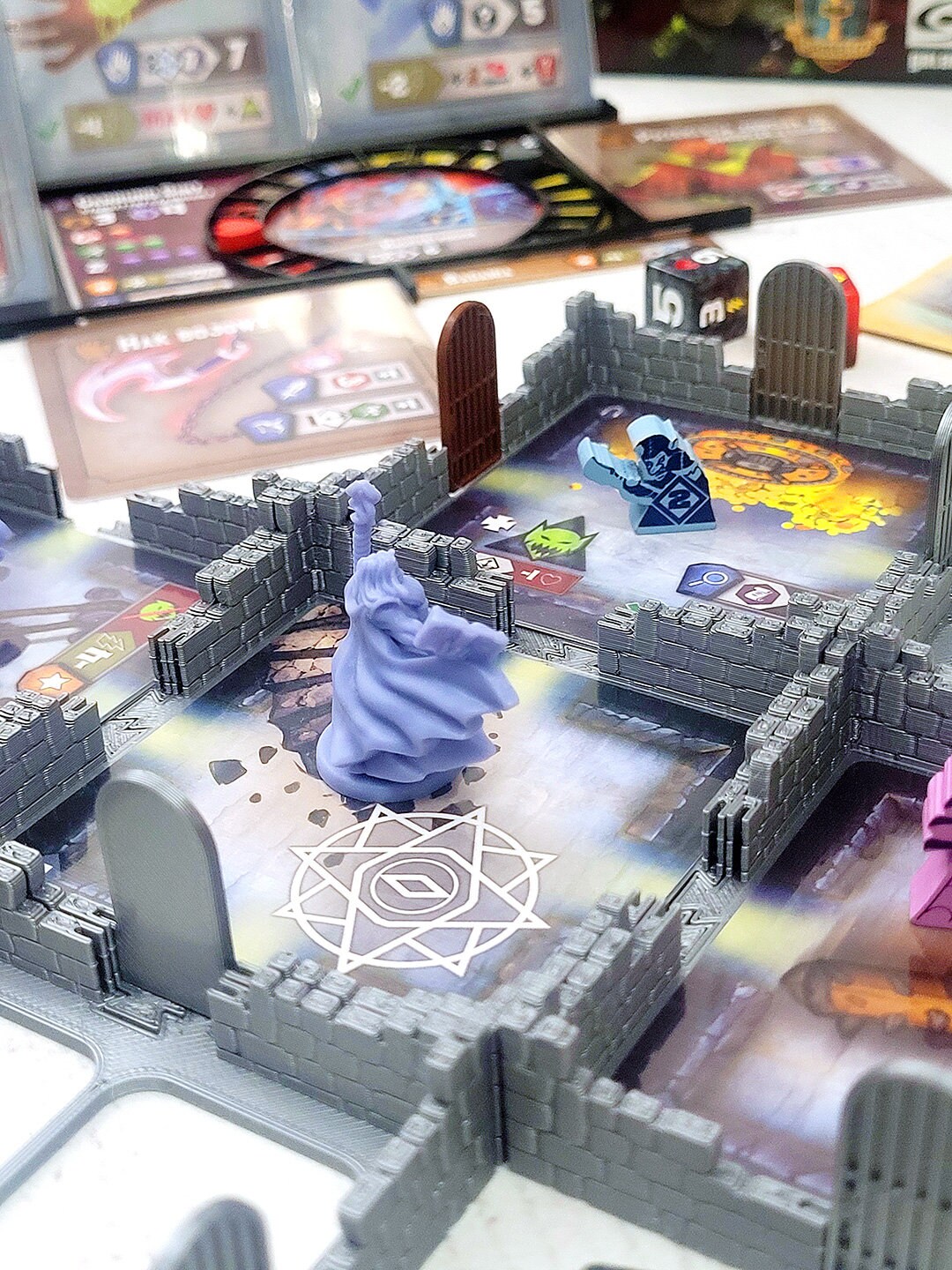 Tiny Epic Dungeons - 12 Dungeons Bases and 16 Doors - 1 Set - Etsy