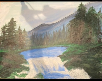 Calm, Beautiful, Peaceful Painting - Etsy