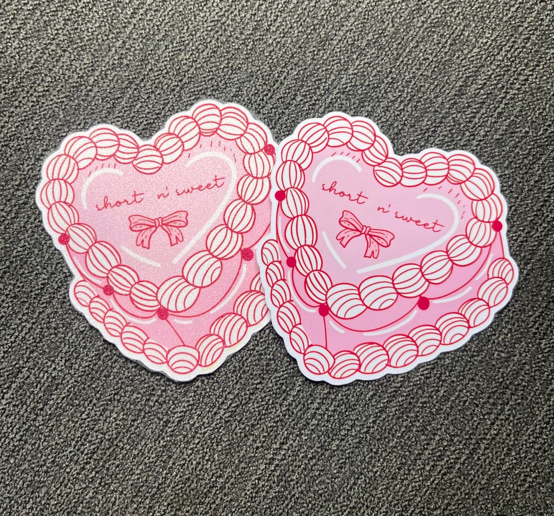 Sabrina Carpenter Inspired Short and Sweet Stickers - Etsy