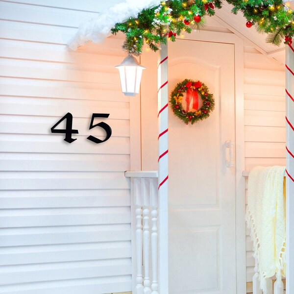 Modern House Numbers - Shop Online - Etsy