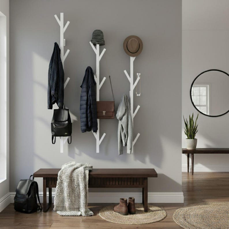 Coat Rack, Minimalist Bag Holder, Housewarming Gift to Her - Etsy