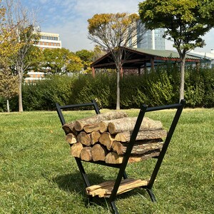 V Shaped Wood Rack Firewood Storage/log Holder/farmhouse Decor - Etsy