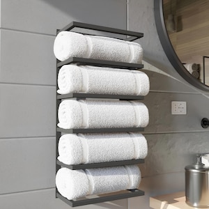 Multiple Towel Rack, Towel Storage for Small Bathroom, Towel Holder - Etsy