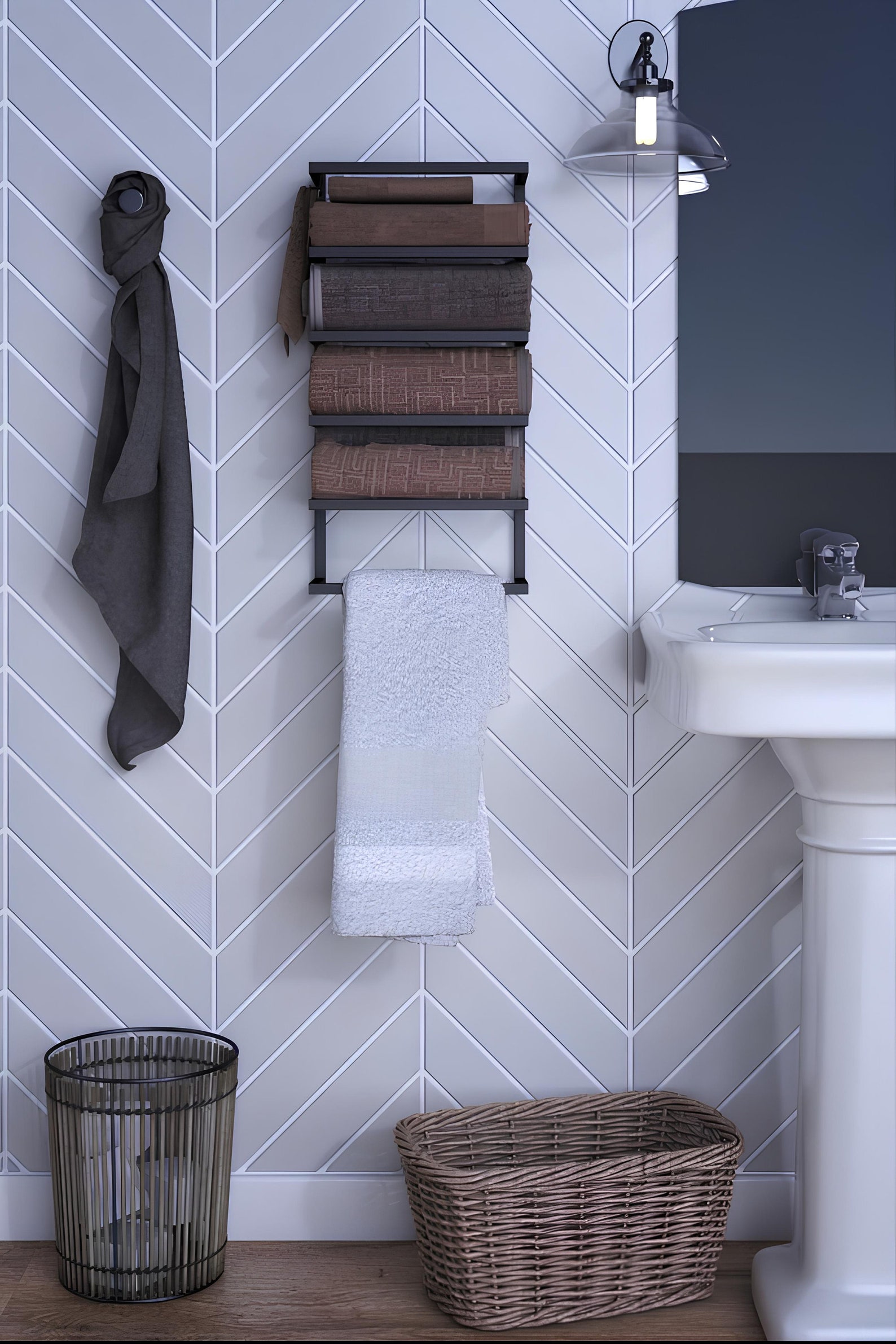 Multiple Towel Rack, Towel Storage for Small Bathroom, Towel Holder - Etsy