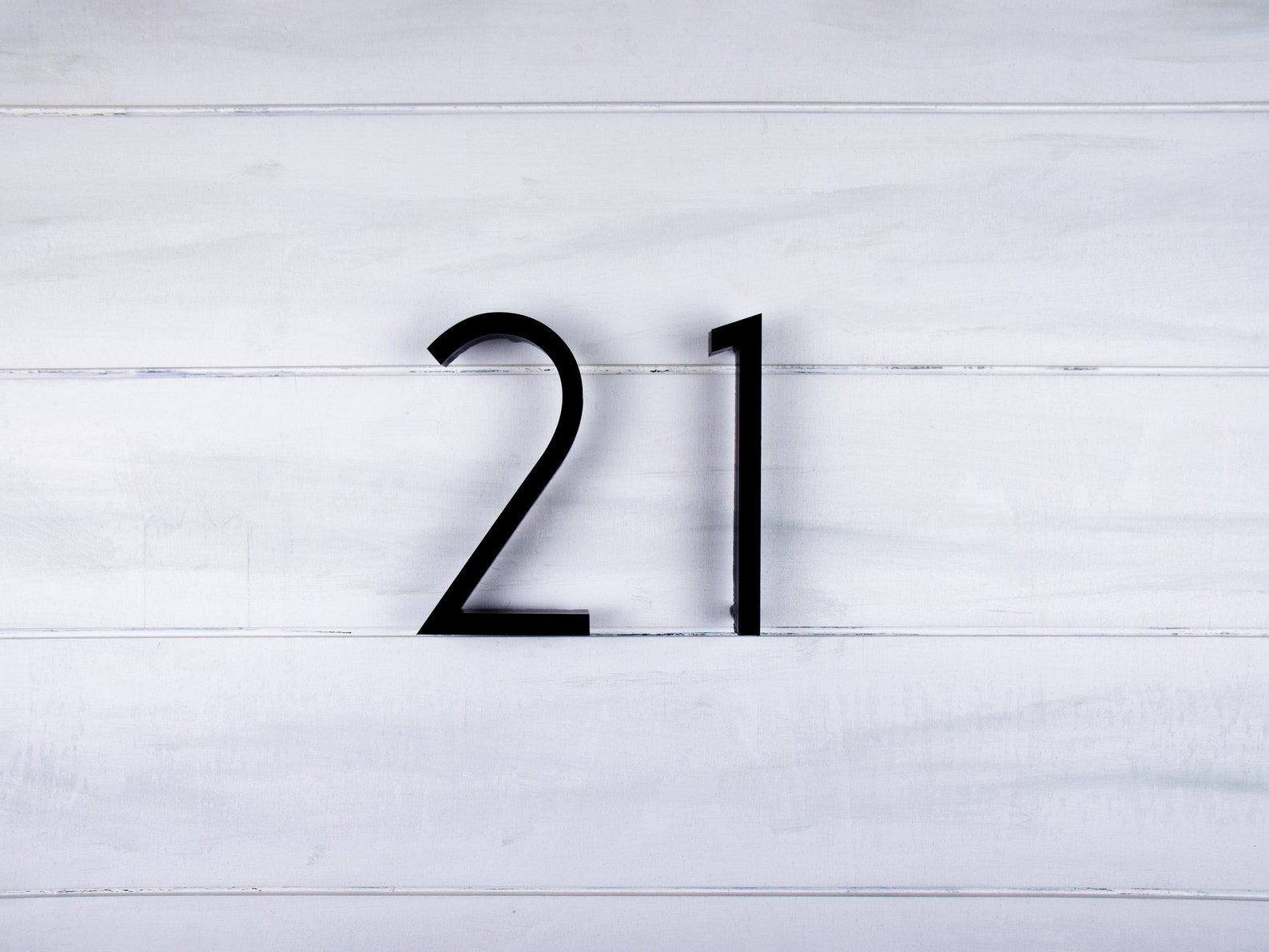 6 Inch Floating Modern House Numbers / Letters - Etsy