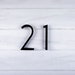 6 Inch Floating Modern House Numbers / Letters - Etsy