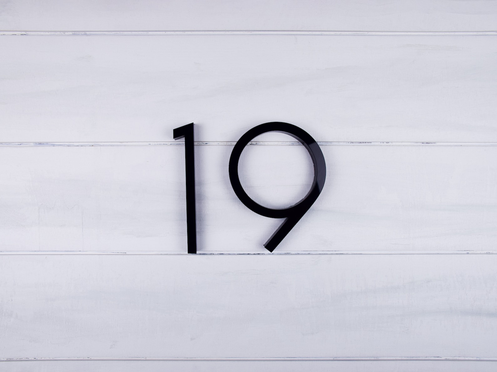 6 Inch Floating Modern House Numbers / Letters - Etsy