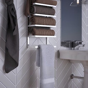 Multiple Towel Rack, Towel Storage for Small Bathroom, Towel Holder - Etsy