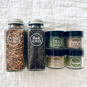 Spice Labels .SVG and .PNG File Download - Etsy Canada