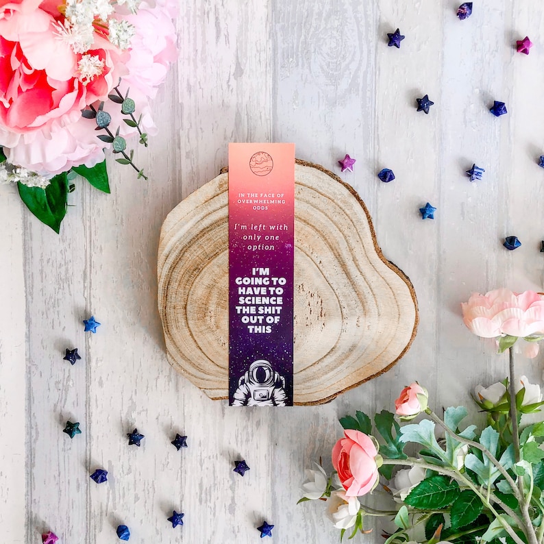 Digital Printable Bookmarks the Martian Quotes, Set of 6, Andy Weir ...