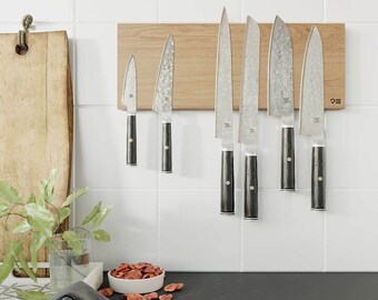Wood Wall Mounted Knife Rack - Etsy