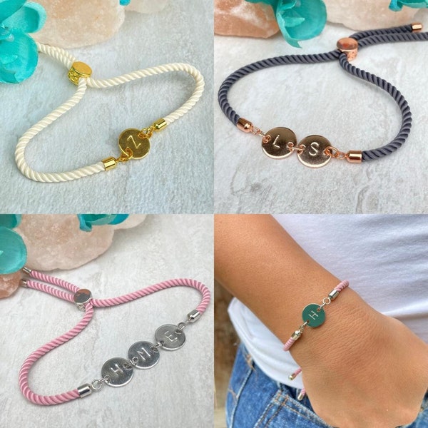 Monogram Bracelet - Etsy