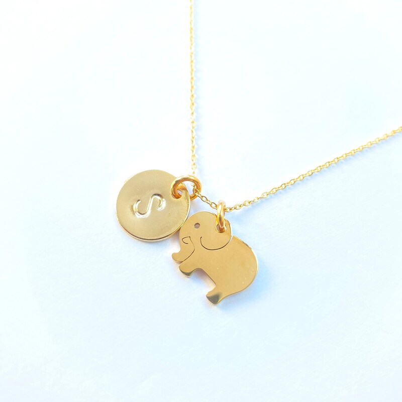 Elephant Necklace - Etsy