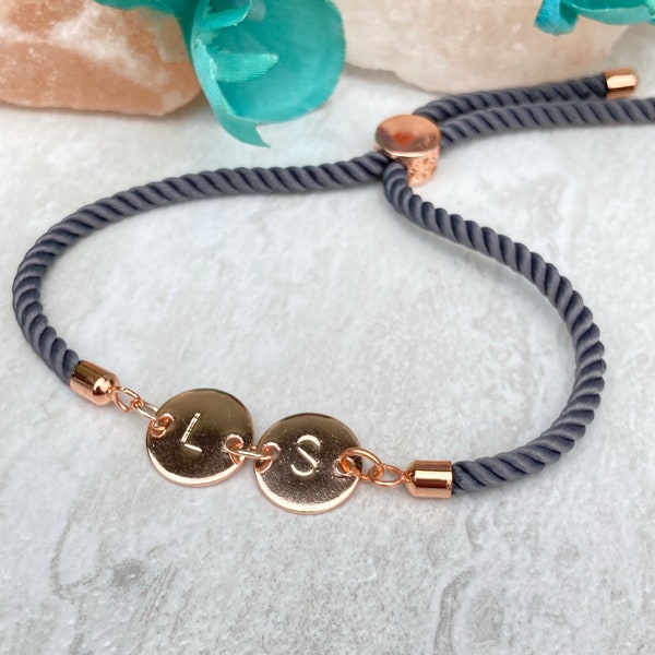 Initial Bracelet - Etsy