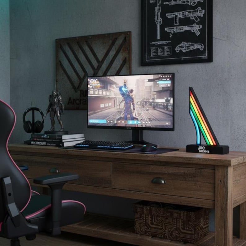 Arc Raider LED Lamp – Dimmable Sci-fi Gaming Lighting (custom Option ...