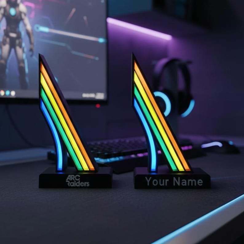 Arc Raider LED Lamp – Dimmable Sci-fi Gaming Lighting (custom Option ...