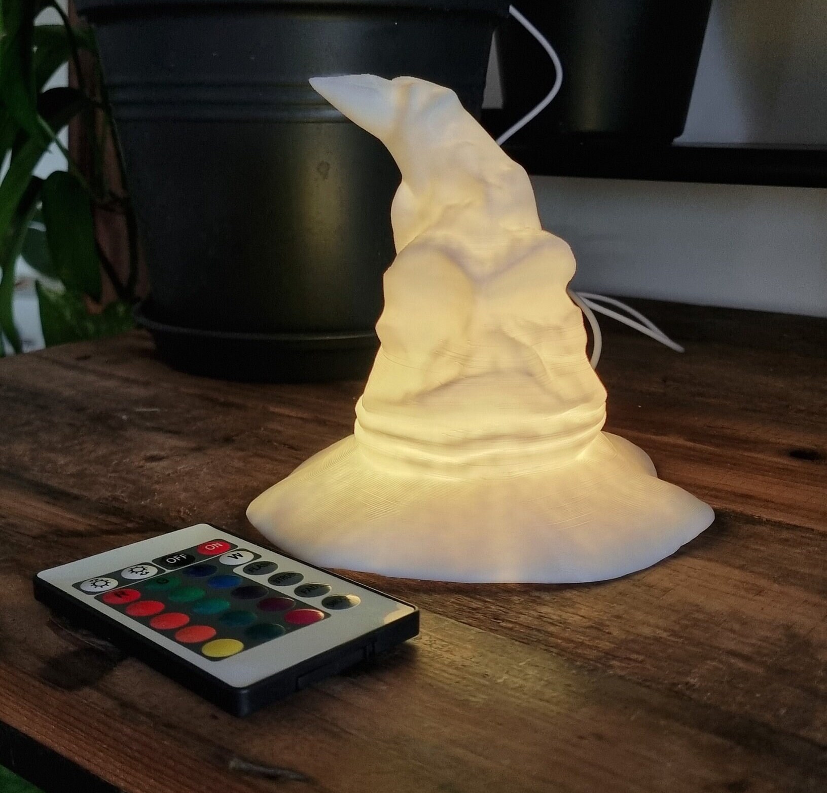 Harry Potter Sorting Hat RGB Lamp | Unique and Geeky Home Decor - Etsy