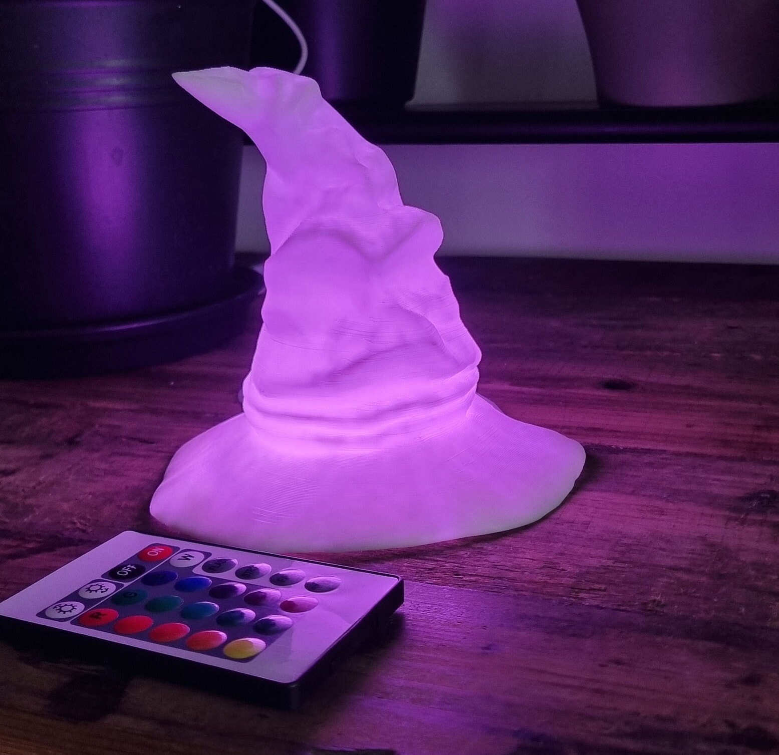 Harry Potter Sorting Hat RGB Lamp Unique and Geek Interior Decoration ...