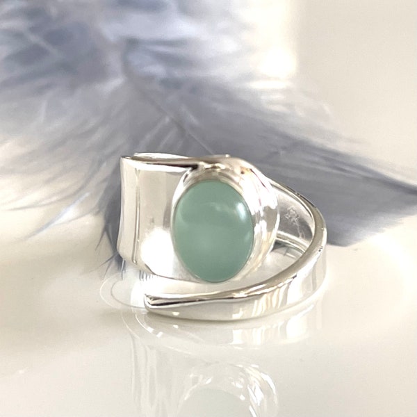 Chalcedon ring - Etsy.de