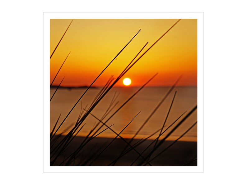 Sunset on Hayle Beach Greeting Card, Sunset Birthday Card, Cornish ...
