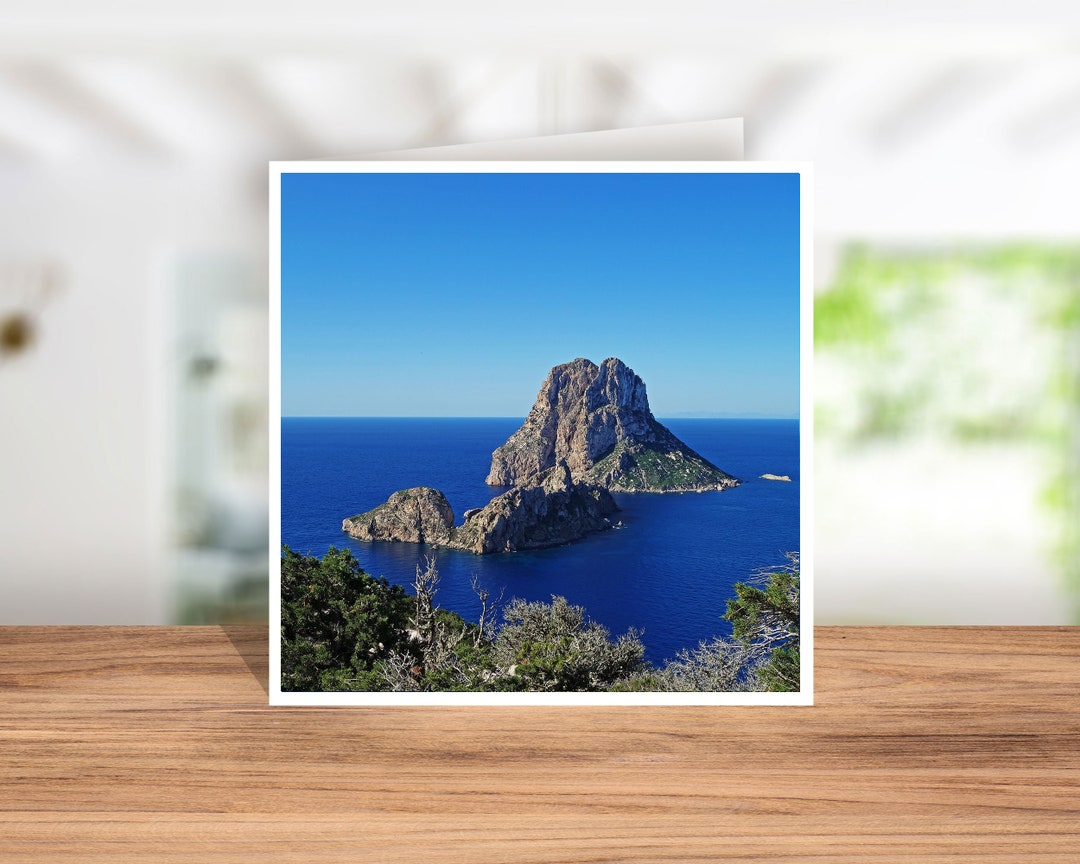Ibiza Card of Es Vedra, Ibiza Birthday Card, Ibiza Icon, Summer Vibes Ibiza, Ibiza Card ...
