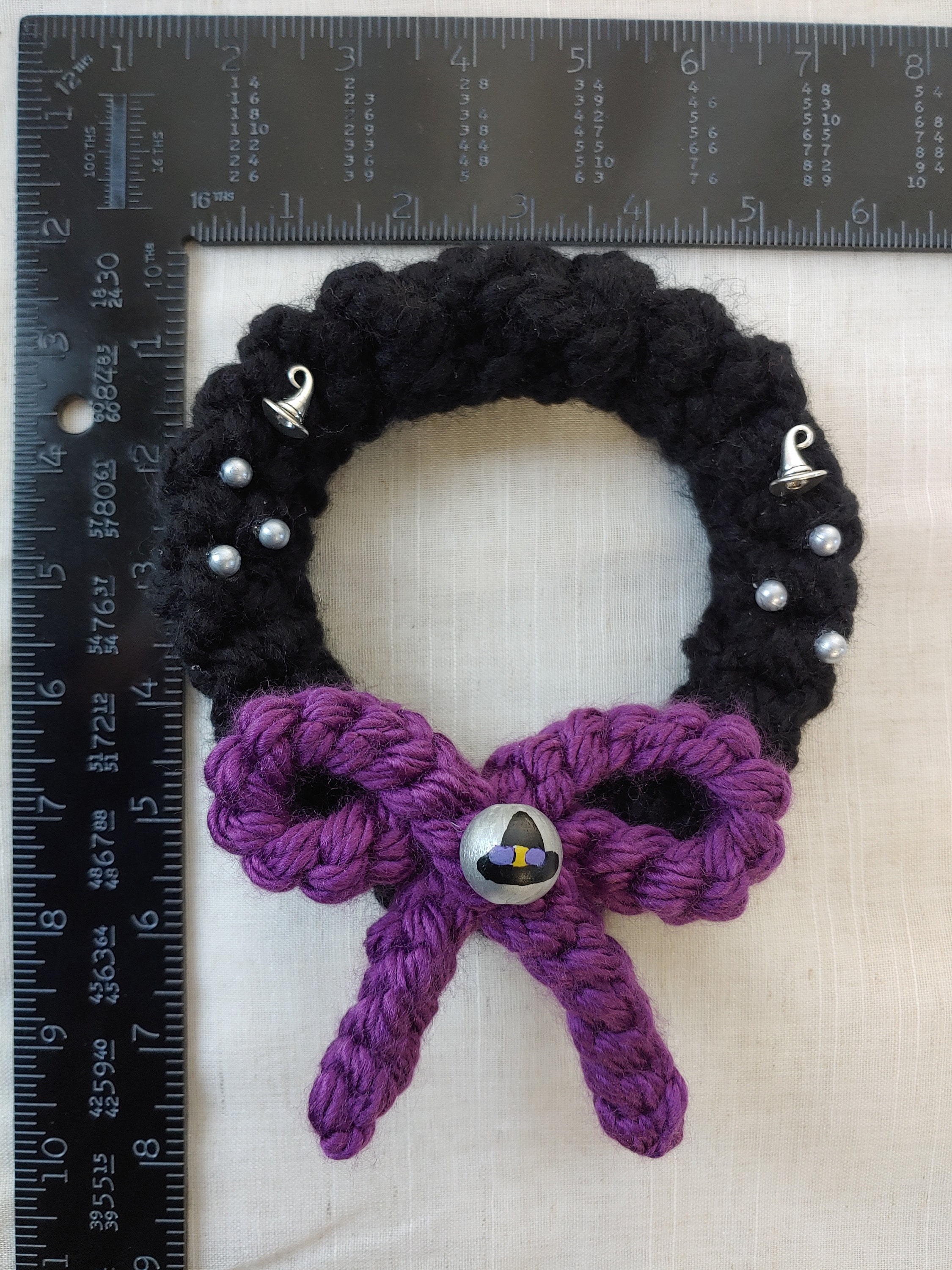 Halloween Wreath, Crochet, Witch Hat, Cute Halloween, FOTH, Wall Decor ...