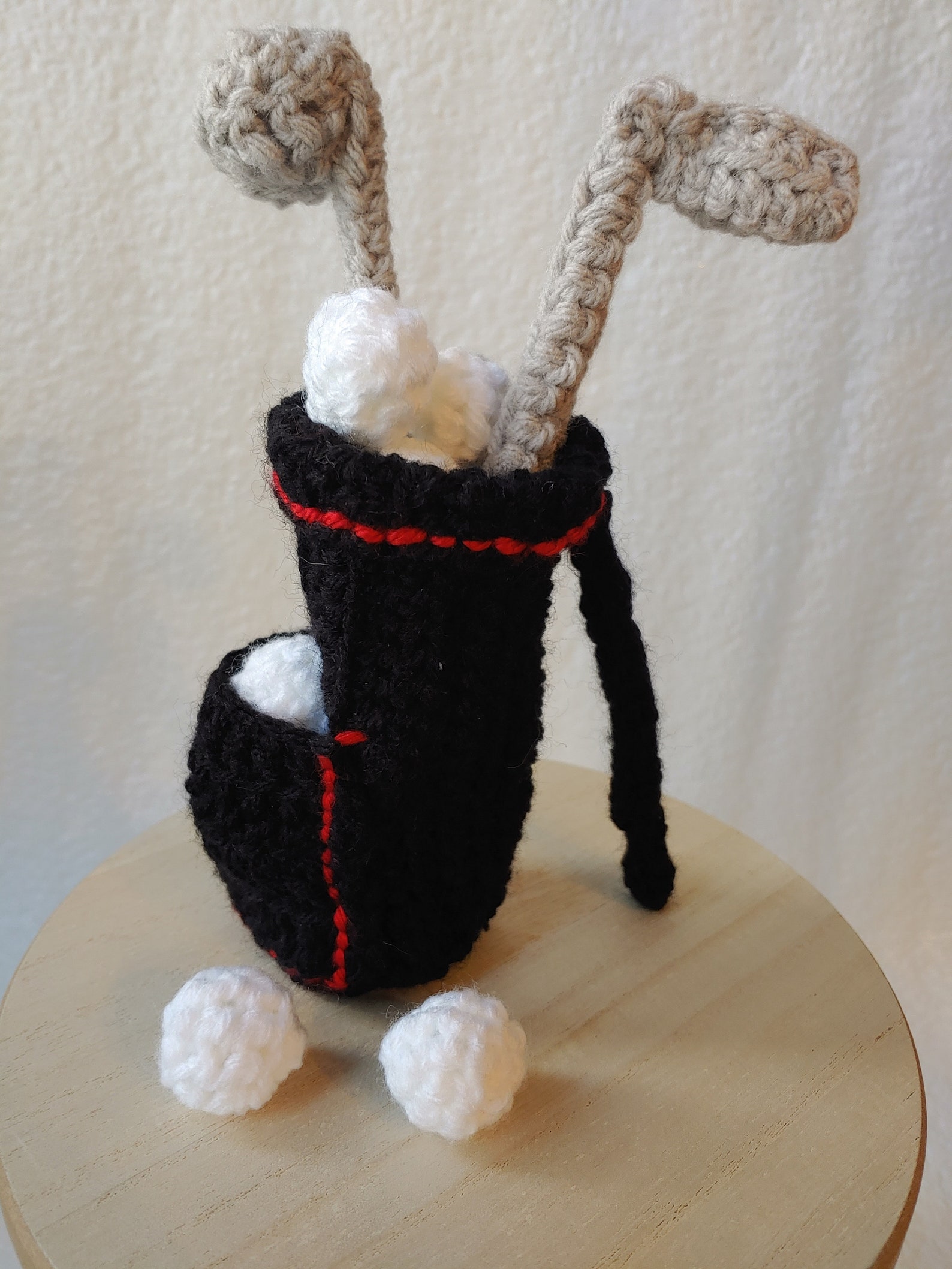 Golf Game Handmade Set Crocheted Fathers Day Birthday Gift Present ...