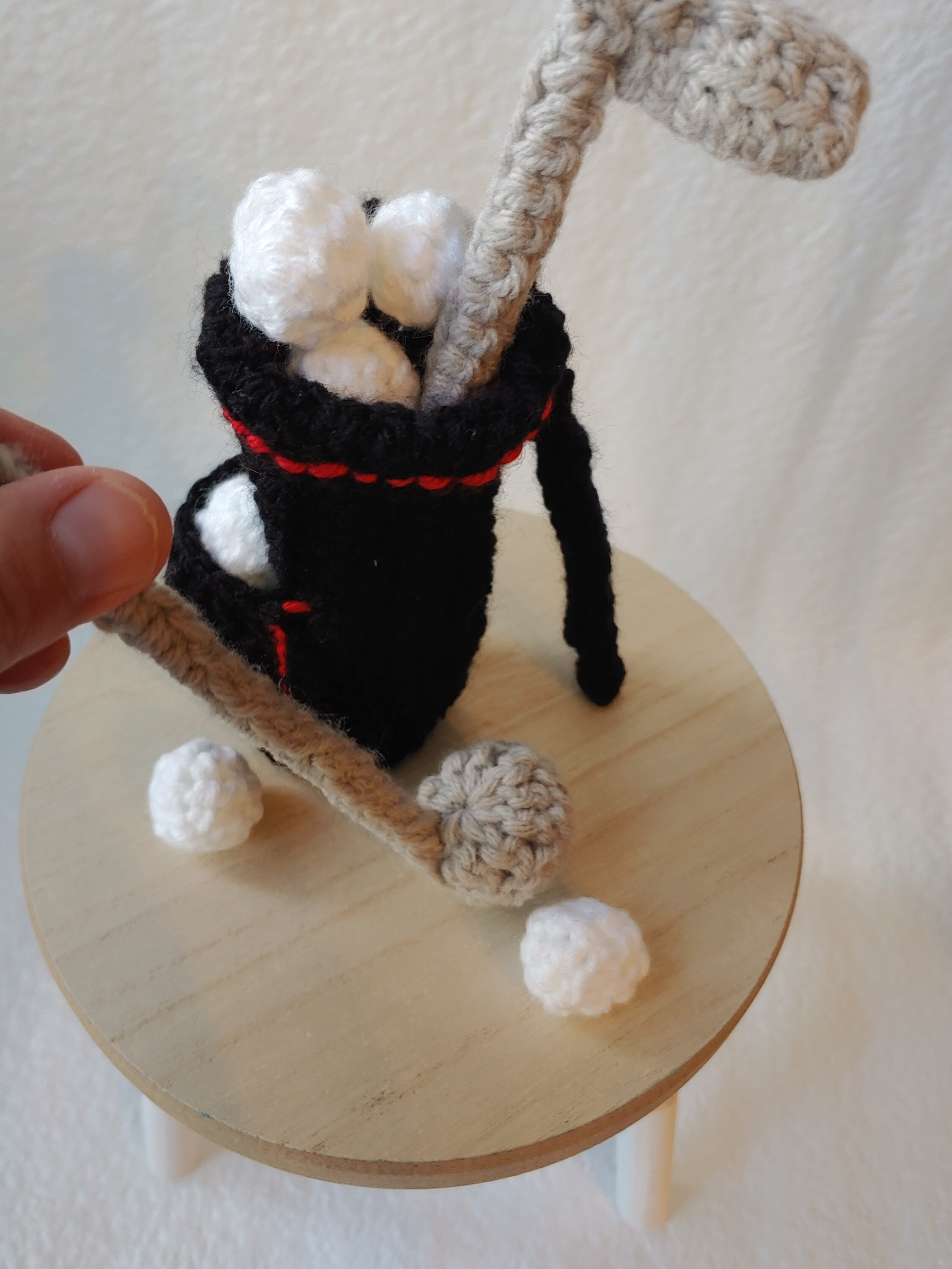 Golf Game Handmade Set Crocheted Fathers Day Birthday Gift Present ...