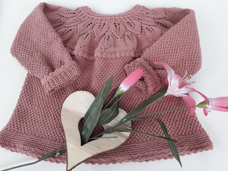 Knitting Pattern for a Baby Jacket, in 5 Sizes, From 62 to 98/104, With ...