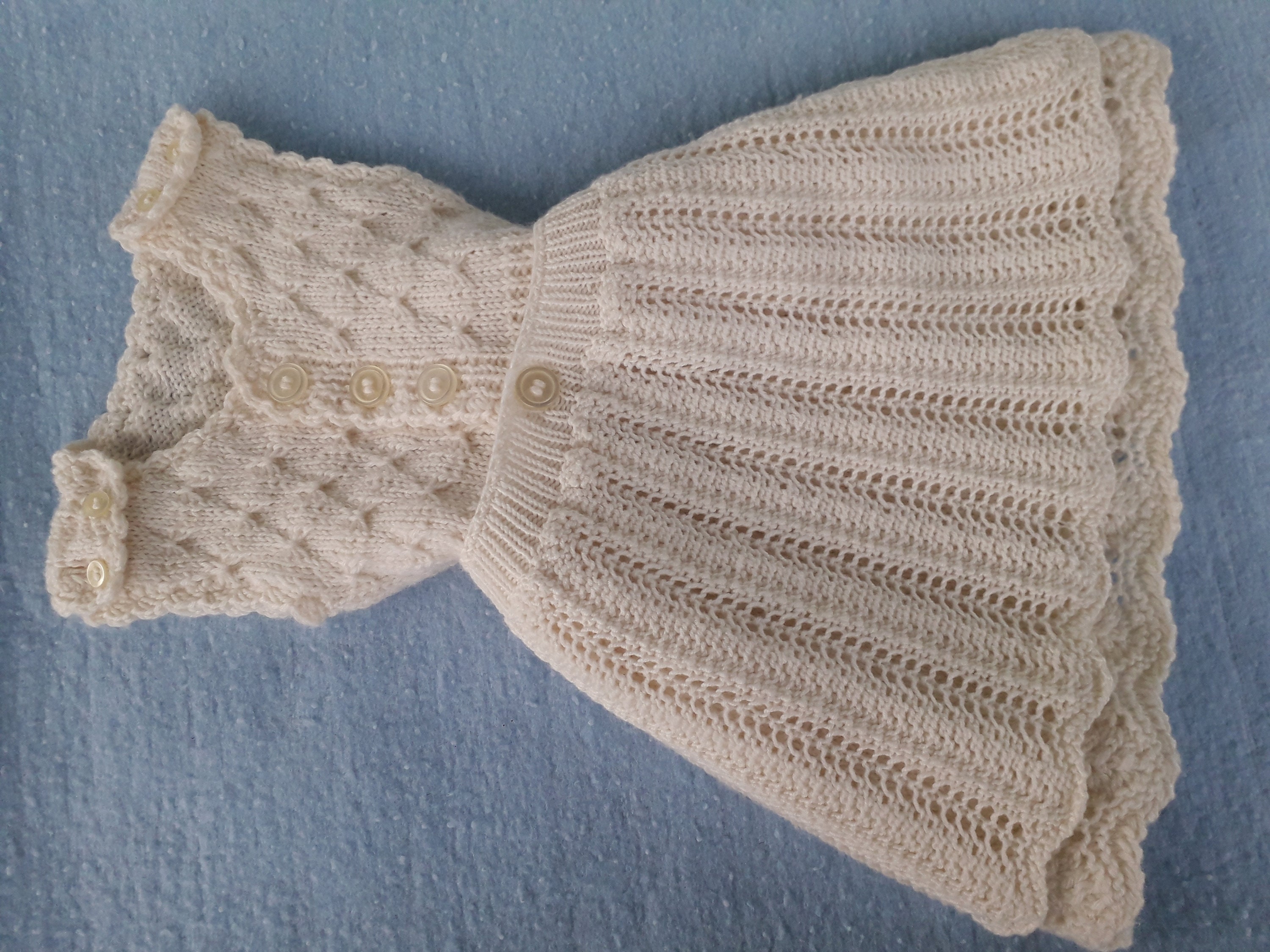 Knitting Instructions Baby Dirndl/christening Dirndl, Size 62/68 ...