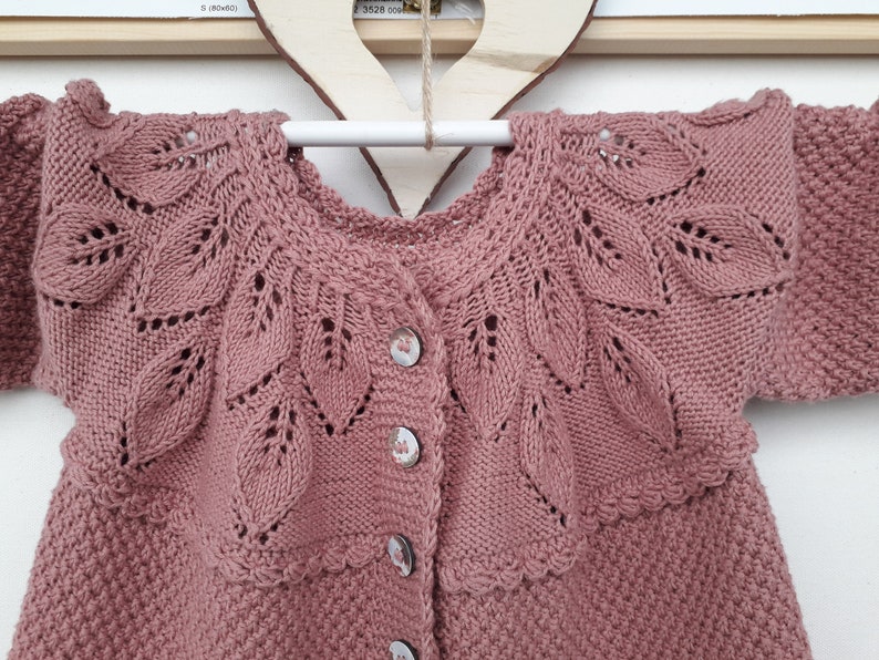 Knitting Pattern for a Baby Jacket, in 5 Sizes, From 62 to 98/104, With ...