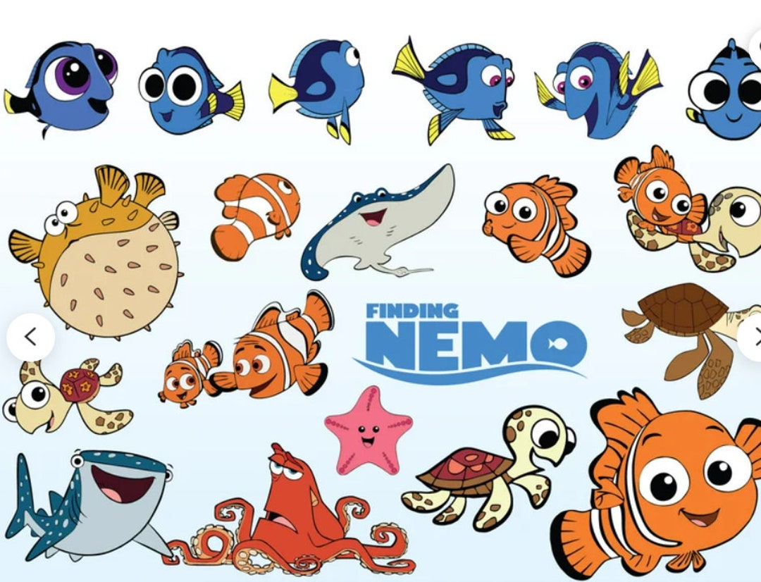 Finding Nemo Disney Sublimation Png DTF Cricut Dory Nemo Birthday File ...