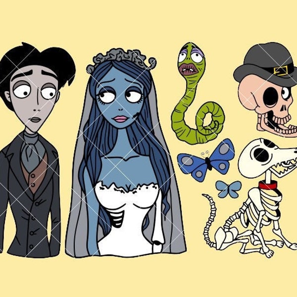 Corpse Bride Card - Etsy