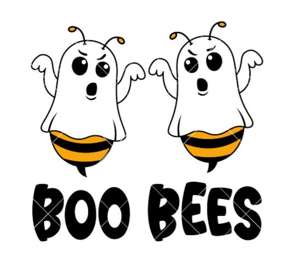 Boo Bees Svg Ghost Bee Svg Boo Svg Halloween - Etsy