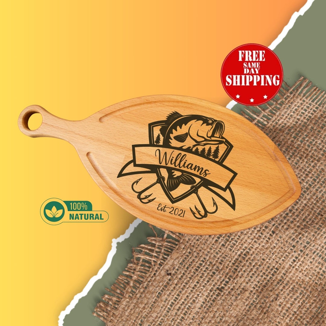 Fish Shaped Cutting and Serving Board, Fish Board, Catch of the Day ...