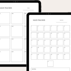Printable Sales Tracker, Track My Sales, Monthly Sales Tracker, Yearly ...