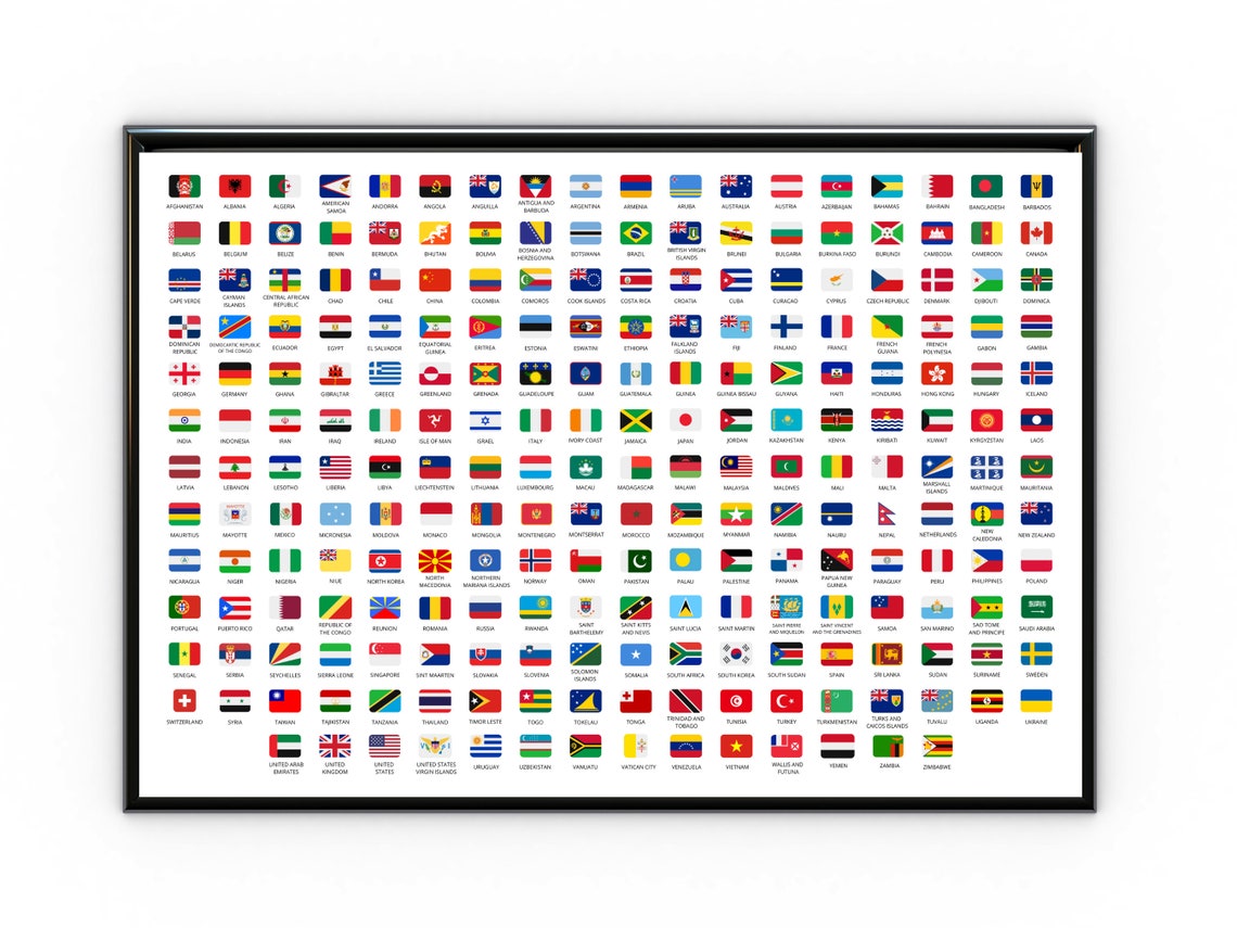 Flags of the World, World Flags, Countries of the World, 237 Countries ...