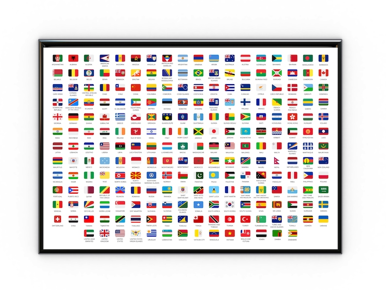 Flags of the World, World Flags, Countries of the World, 237 Countries ...