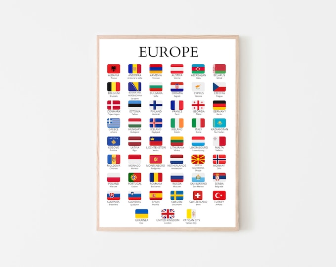 North American Countries, Countries of North America, Flags and Names ...