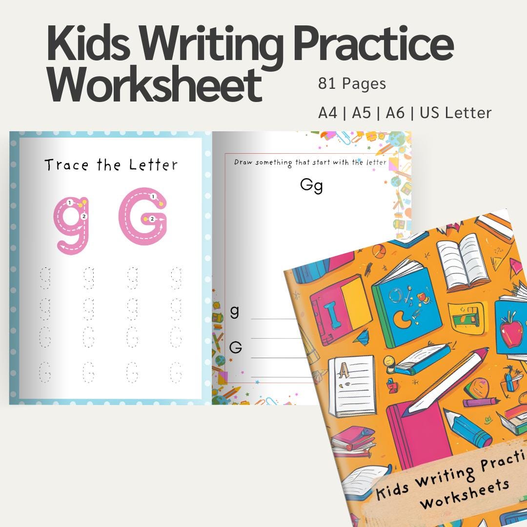 Alphabet Practice Worksheets, Learning Activities, Educational ...