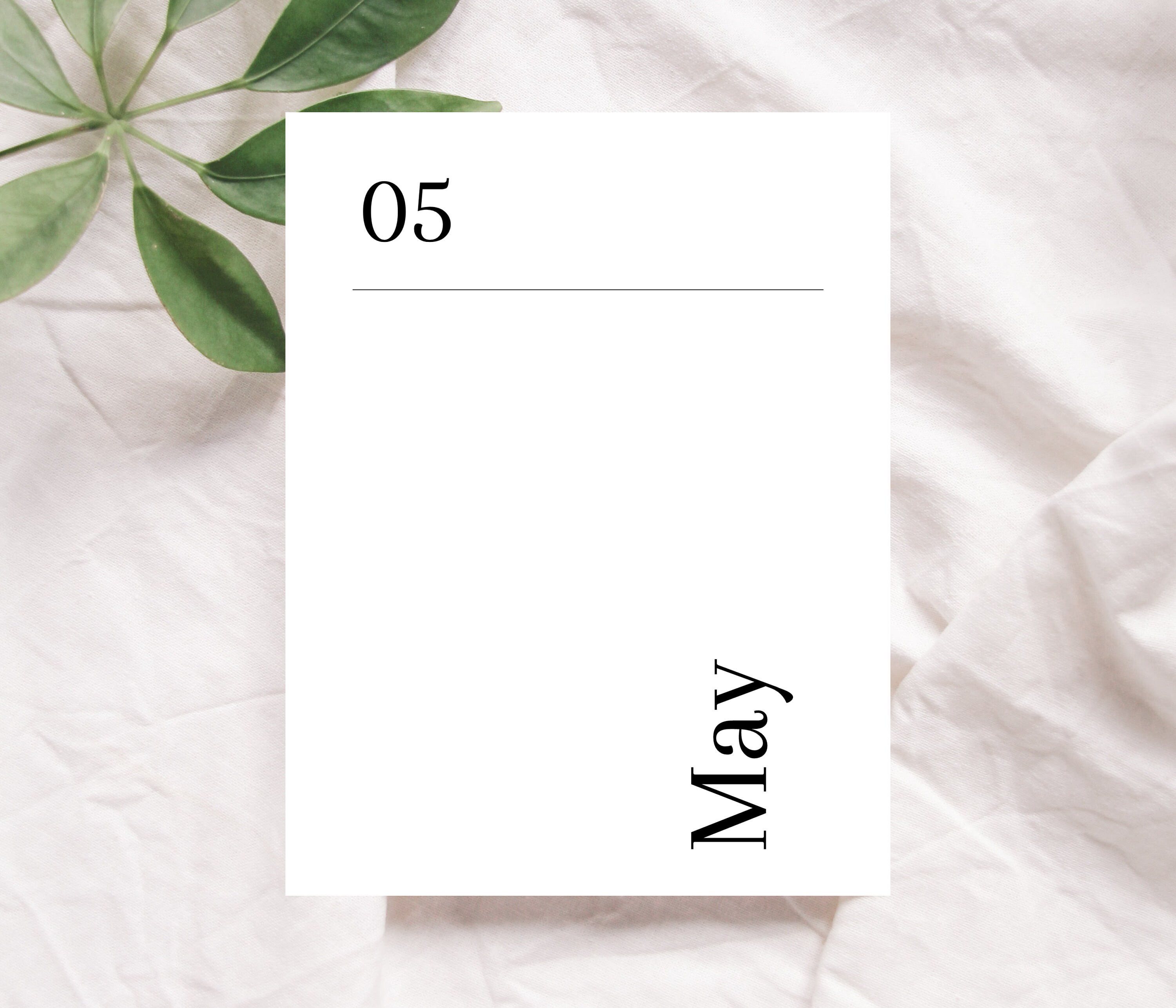 Monthly Cover Pages Minimalist Monthly Dashboard Printable - Etsy