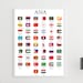 Asian Flags, Flags of Asian Countries and Capitals, Capitals and Flags ...