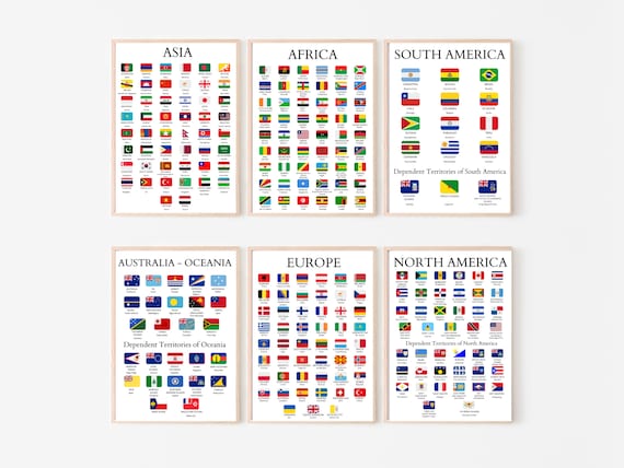 Flags Of The World With Names And Capitals