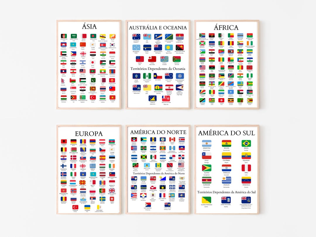 Pacote De Capitais Dos Continentes Do Mundo, Capitais Do Mundo ...