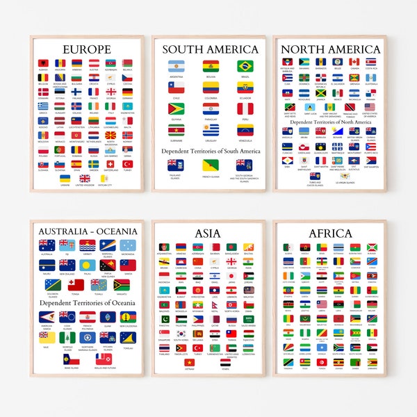 Flags Chart - Etsy