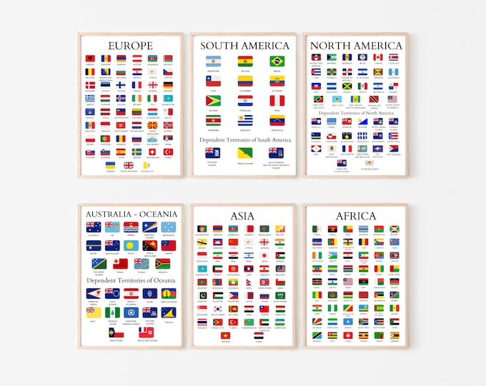North American Countries, Countries of North America, Flags and Names ...